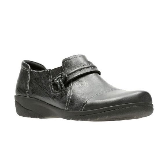Clarks | Shoes | Nwt Clarks Black Cheyn Madi Leather Loafer Womens Size ...